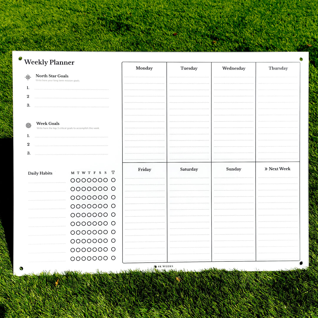 4k Weeks™ Weekly Planner – 4KWEEKS